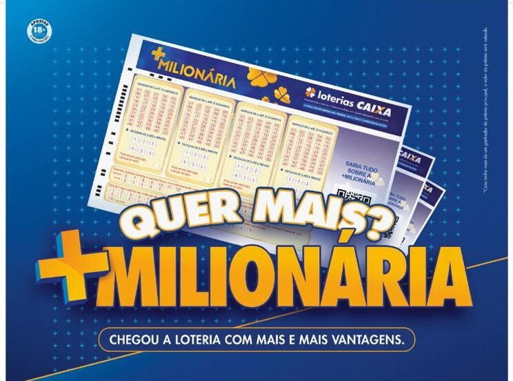 Caixa lança nova loteria denominada +Milionária - O BRASIL DIGITAL